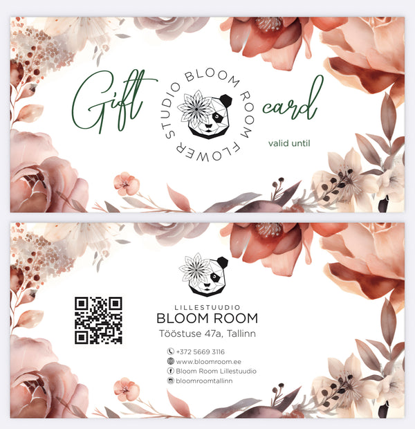BLOOMROOM GIFT CARD – Bloom Room Tallinn